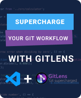 GIT Lens in VS code
